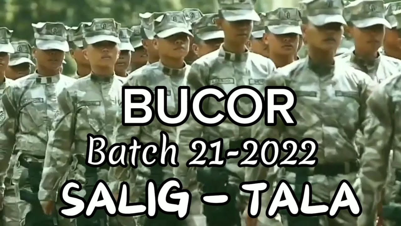 BUCOR TRAINEE batch 21-2022 SALIG - TALA newly graduate CO1 - YouTube