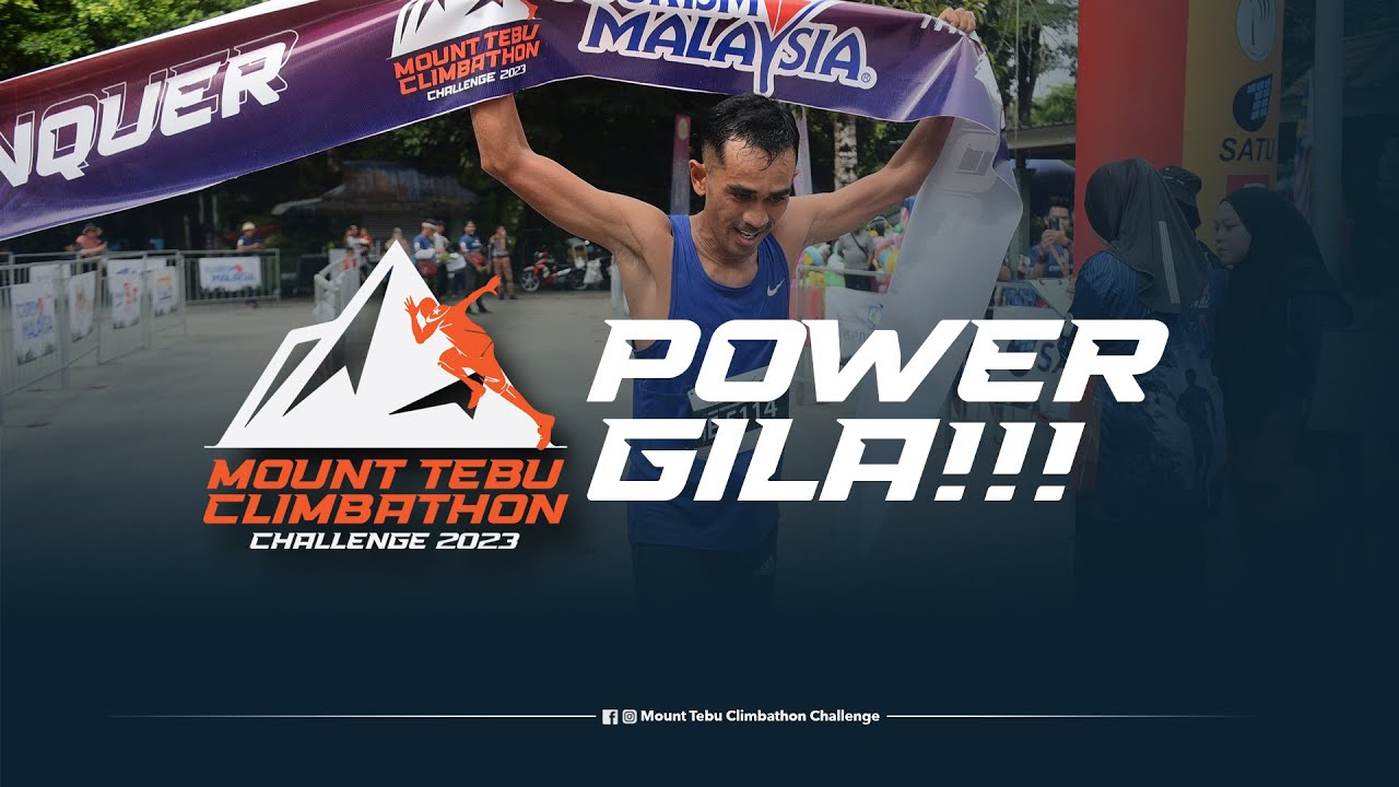 MERIAH GILA MOUNT TEBU CLIMBATHON CHALLENGE 2023 - YouTube