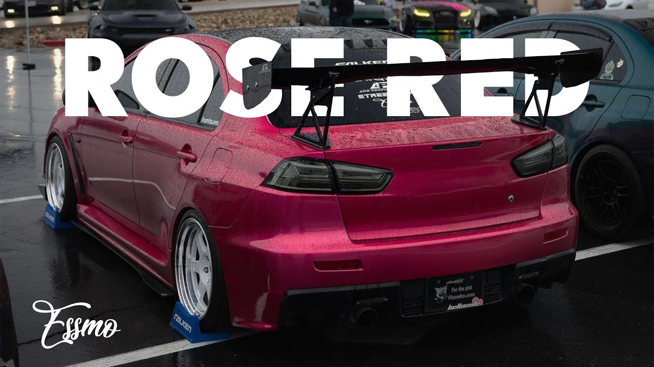 Track Day With Essmo's Super Gloss Metallic Rose Red! - YouTube