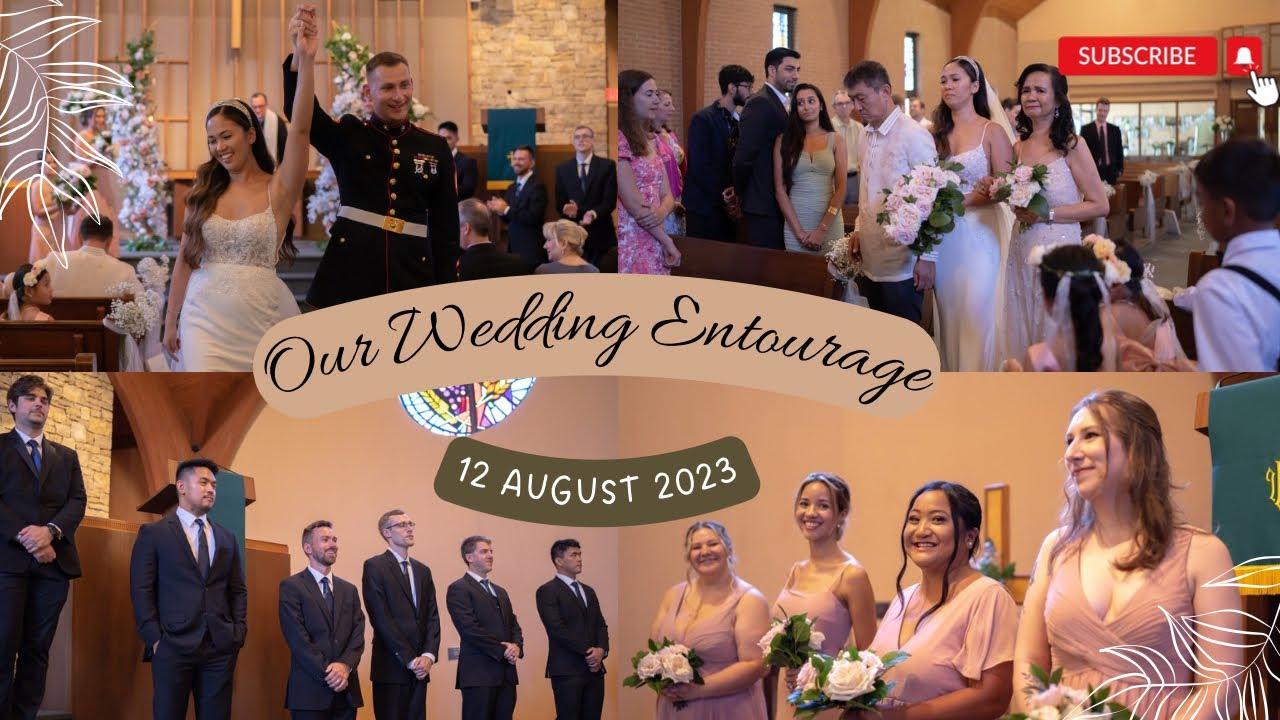 Our Wedding Entourage | August 12, 2023 | Northminster Presbyterian ...