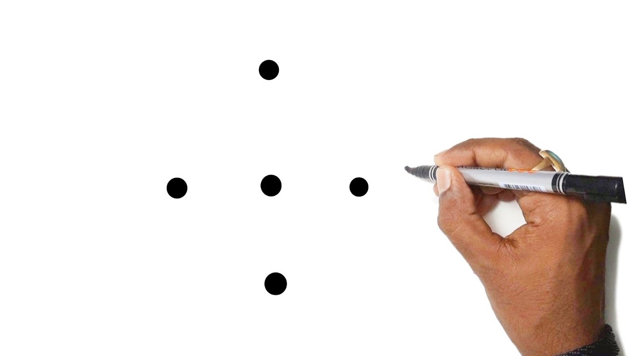 Madina Drawing Tutorial | How To Draw An Masjid-E-Nabawi With 5 Dots ...
