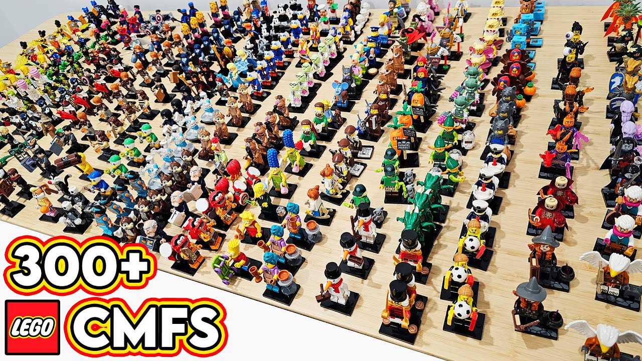 I Bought & Built Over 300 LEGO Collectible Minifigures! - YouTube