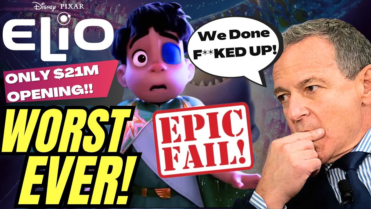 DISNEY'S 4TH 2025 FLOP! Elio Is A $300M DISASTER & Disney/Pixar's ...