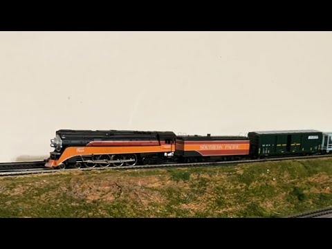 Running HO scale train live on my layout - YouTube