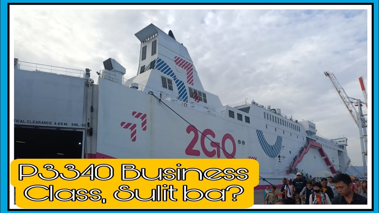 P3340 Business Class Sa 2GO, Sulit ba? | 2GO Travel Manila-Cagayan De ...