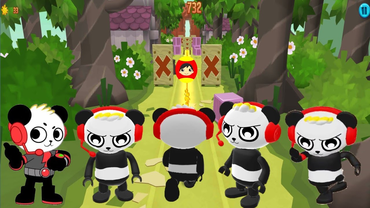 Combo Panda Real Adventure Gameplay in Tag with Ryan | Run Gus Run ...