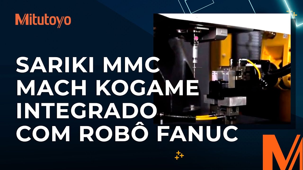 SARIKI MMC Mach Kogame integrado en robot Fanuc - YouTube