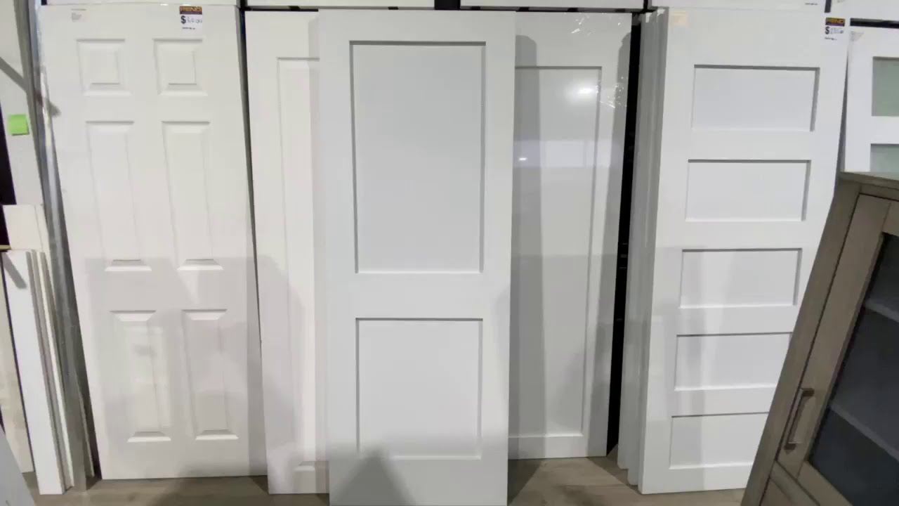 Shaker 2-Panel Solid Door - YouTube