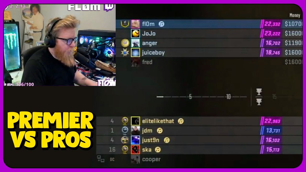 fl0m Plays CS2 Premier against Stewie2k, Skadoodle - YouTube