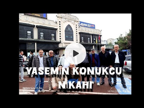 Yasemin Konukcu Nikah Merasimi Fotoğraf slayt. 18 Ekim 2025 Kagıthane Evlendirme Dairesi.