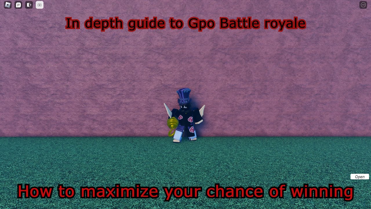 In depth guide to win Gpo battle royale| How to win every Battle royale ...