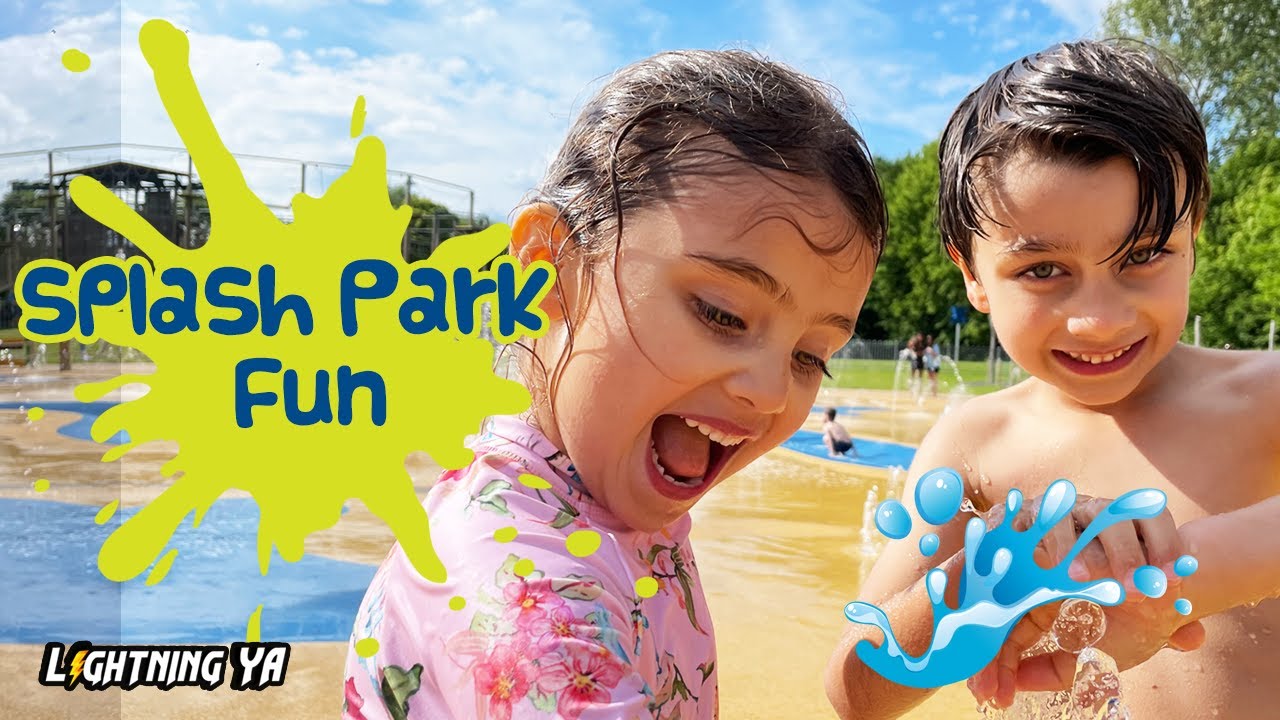 Kids Having Lots of Fun at Pirate Splash Pad - YouTube