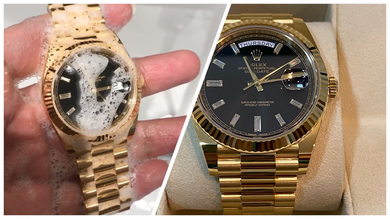 How to clean your rolex - YouTube