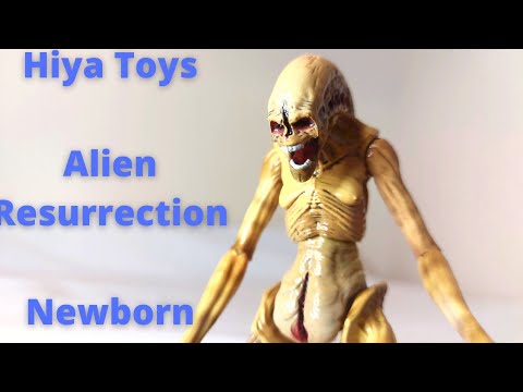 Hiya Toys Exquisite Mini Alien Resurrection The Newborn review - YouTube