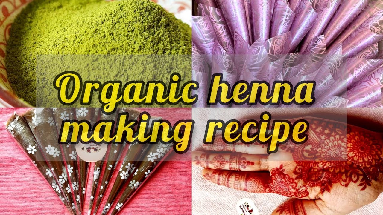 organic henna making| Organic henna recipe| Tahmina's Mehedi Art - YouTube