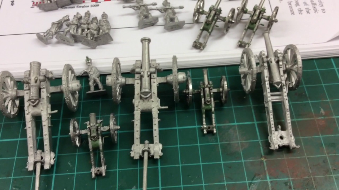 Saxon M1810 Raabe Guns WIP1 - YouTube