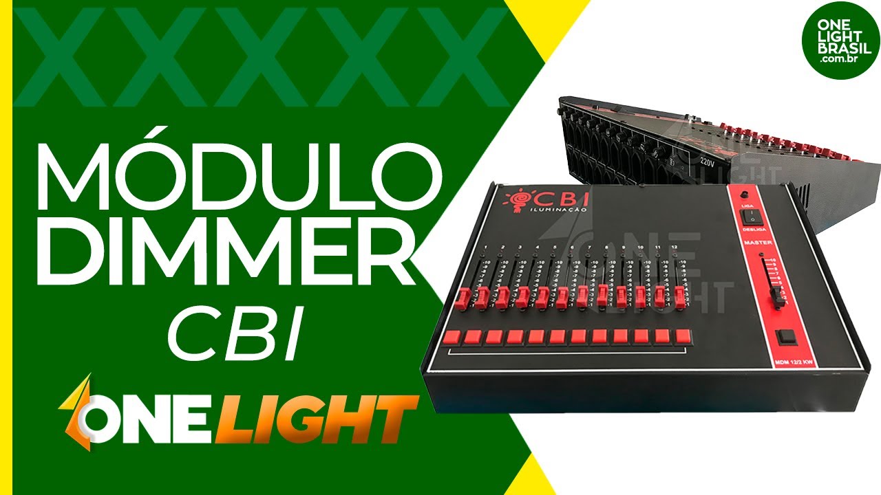 MODULO DIMMER DIGITAL 12 CANAIS 4 KW CBI - YouTube