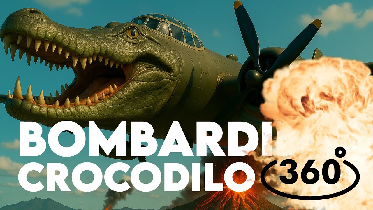 BOMBARDINO CROCODILO Destroys Everything in Sight! 💣🐊 VR360 - YouTube