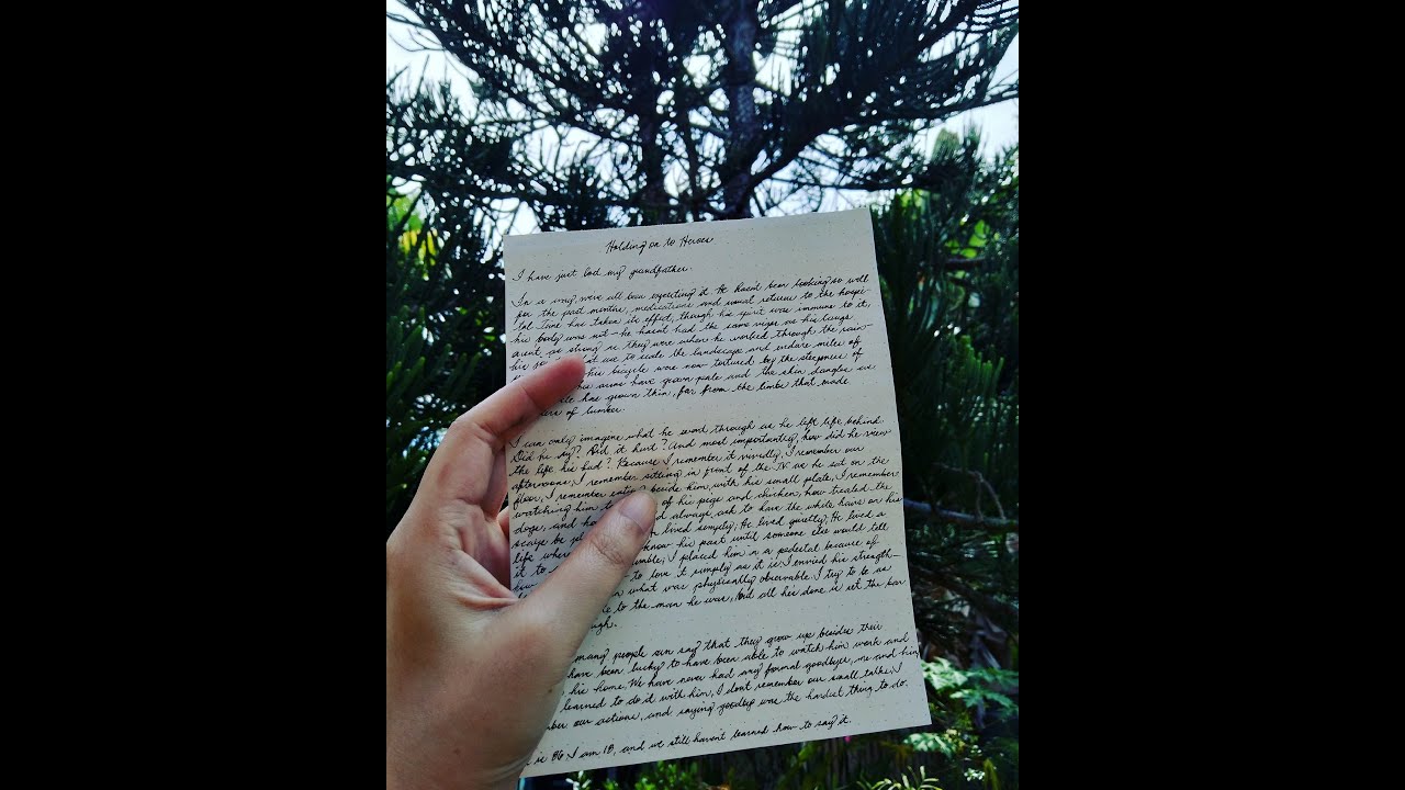Write A Letter With Me | Holding on to Heroes by Darwin Fernandez ...