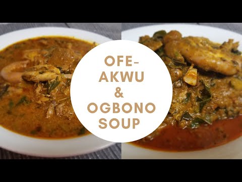 Quick & Easy Ofe Akwu Stew & Ogbono Soup~ Highly Requested Video For A ...