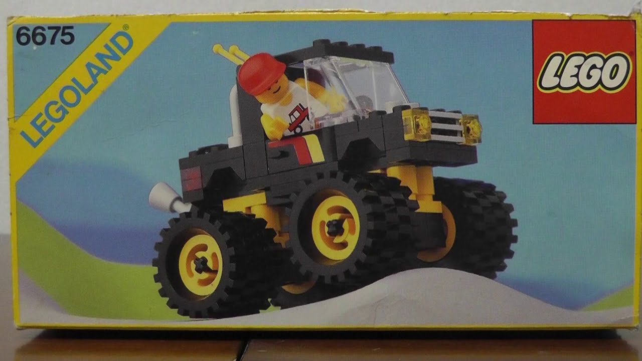 LEGO Legoland 6675 Road & Trail 4 x 4 1988 - YouTube