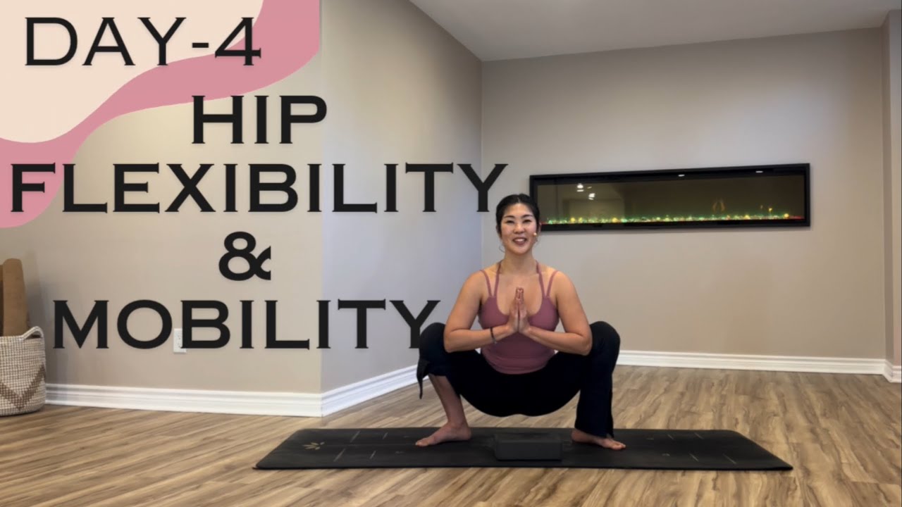 18 Minutes Yoga for Deep Squat || Day-4 Hip Flexibility & Mobility ...