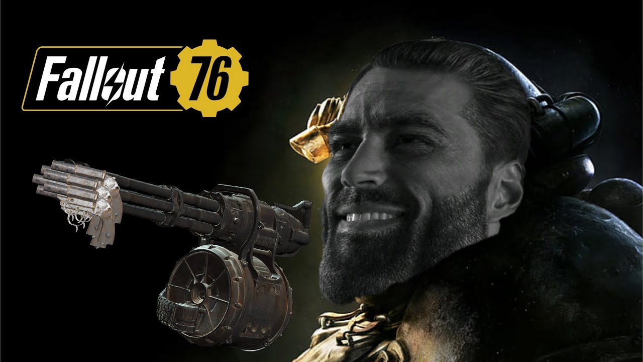fallout 76 : gatling flare gun(not cheat) - YouTube