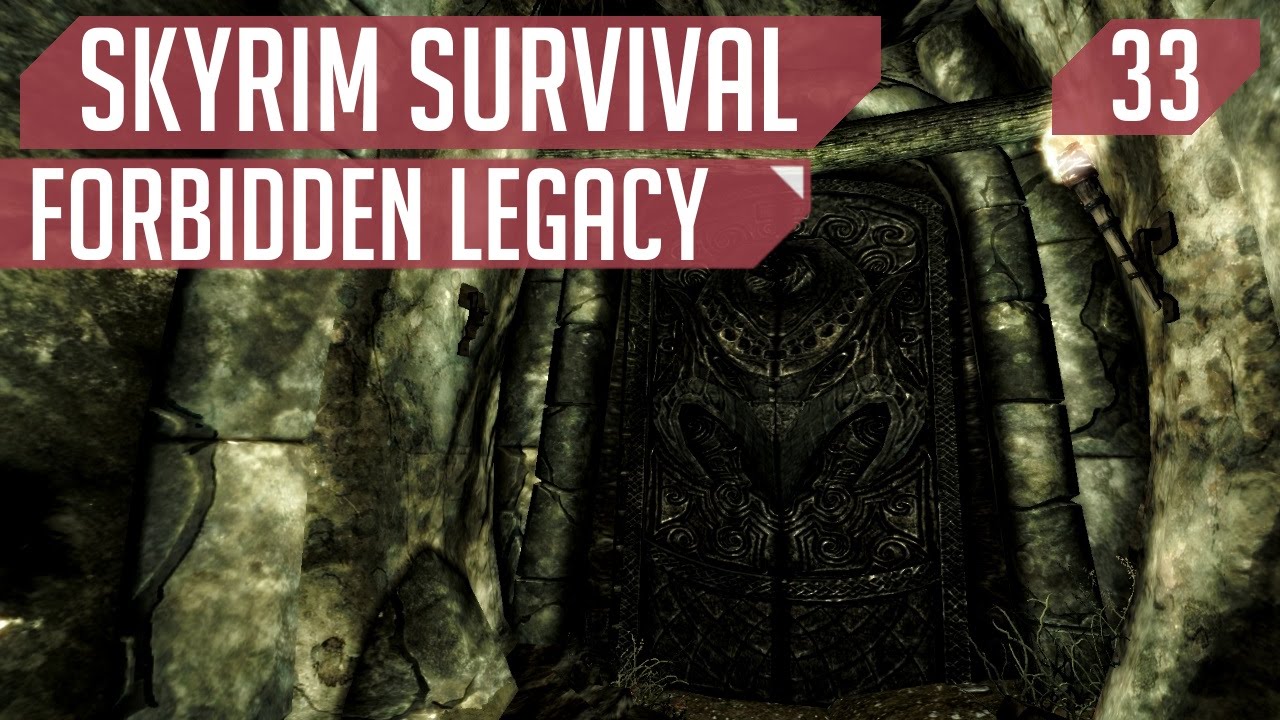 [#33] Frostmere Crypt! (Skyrim: Forbidden Legacy Survival) - YouTube