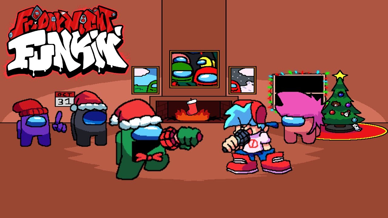 Friday Night Funkin' VS IMPOSTOR LOGGO'S HALLOWEEN - Christmas - YouTube