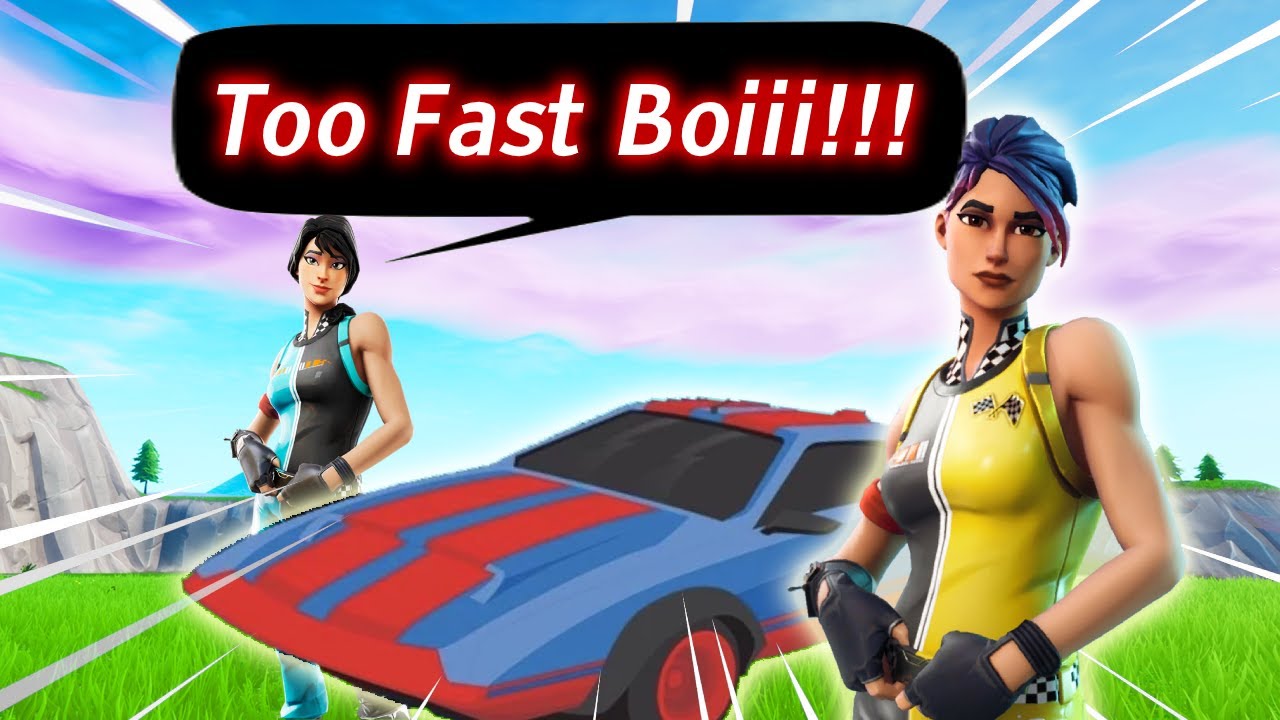 Hosted a Race with the Fastest Cars in Fortnite!!! ( I Didn't Win...😭 ...