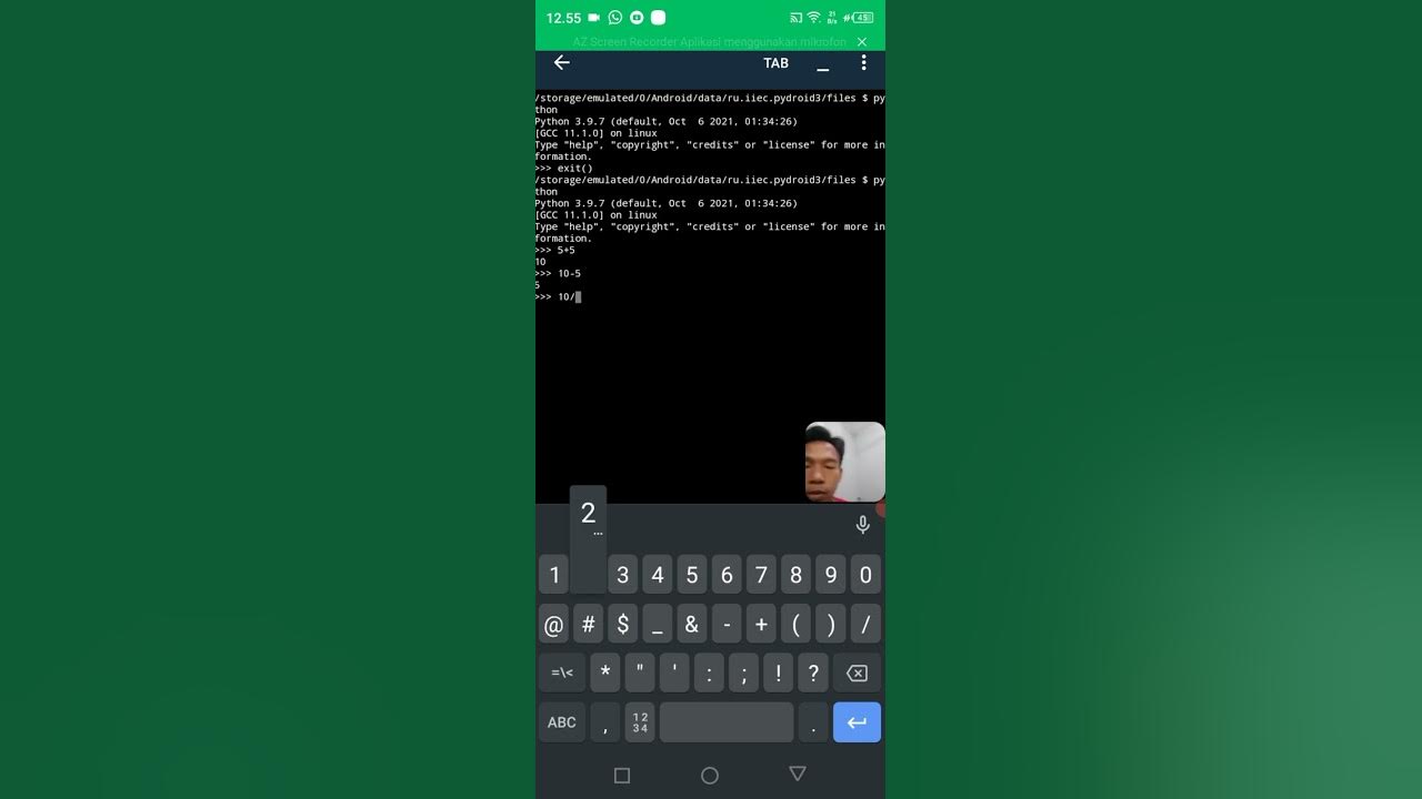 tugas pemrograman komputer python - YouTube