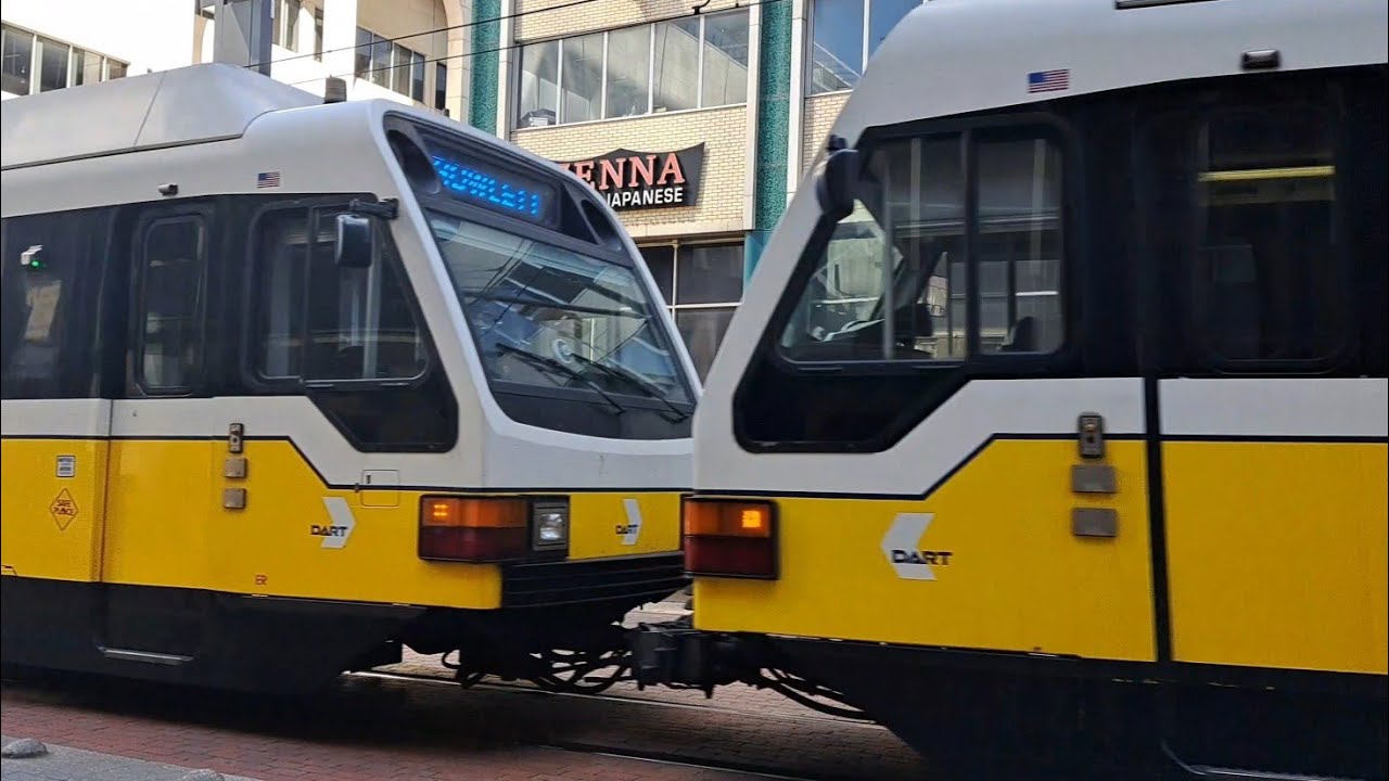 4K DART Blue Line Light Rail | April 2024 - YouTube