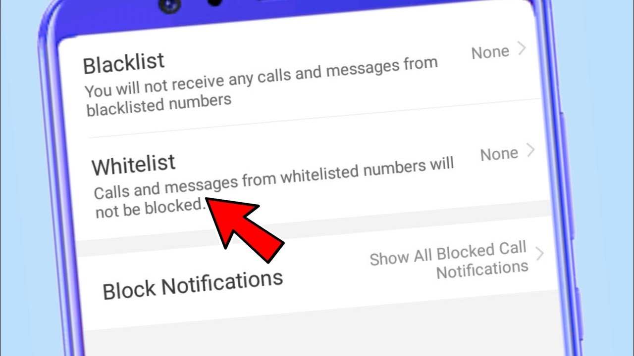 Oppo Whitelist Setting Call Message Setting Youtube