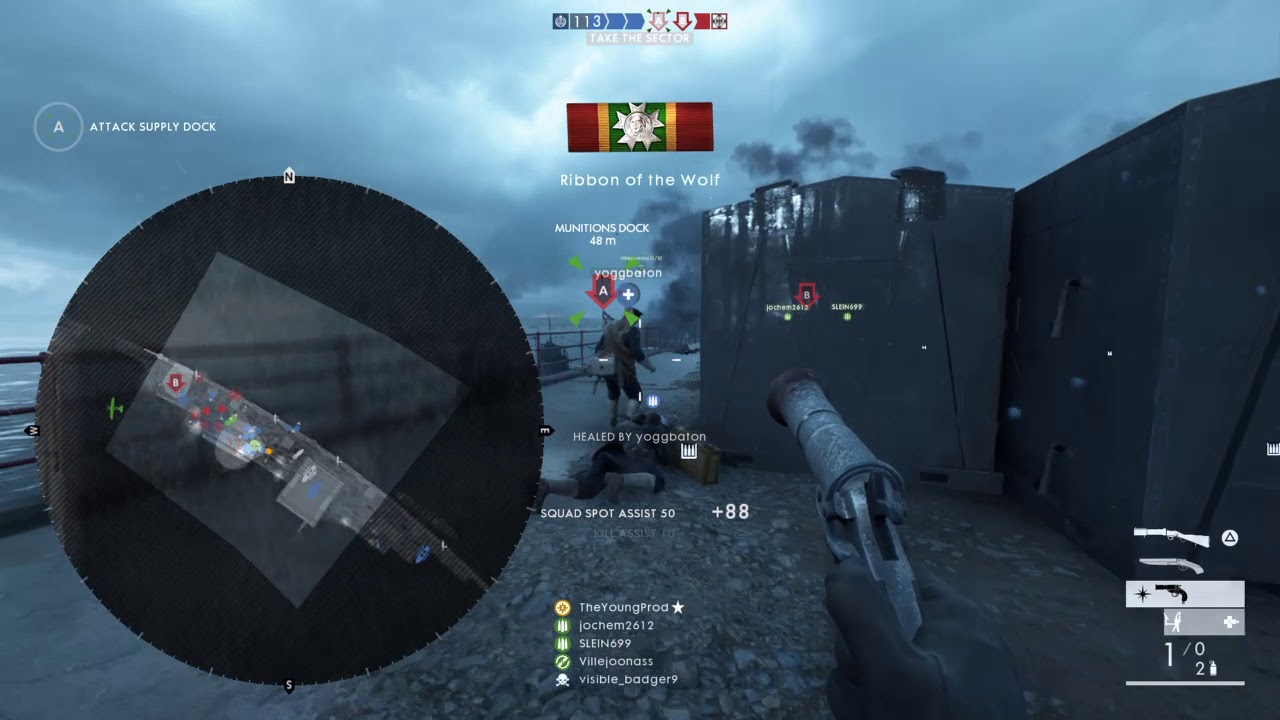 Bf1 infiltrator killstreak 31-0 shock ops - YouTube