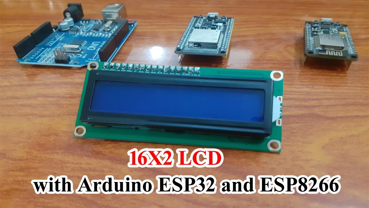 How to Interface a 16x2 LCD with Arduino, ESP32, and ESP8266 - YouTube
