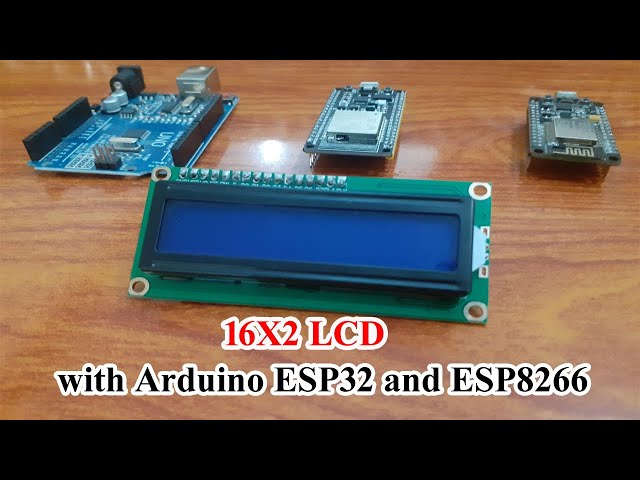 Interfacing 16x2 Lcd With Esp32 Using I2c Esp8266 Projects