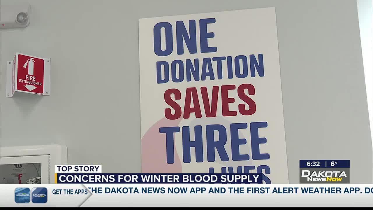 Concern grows for winter blood supply - YouTube