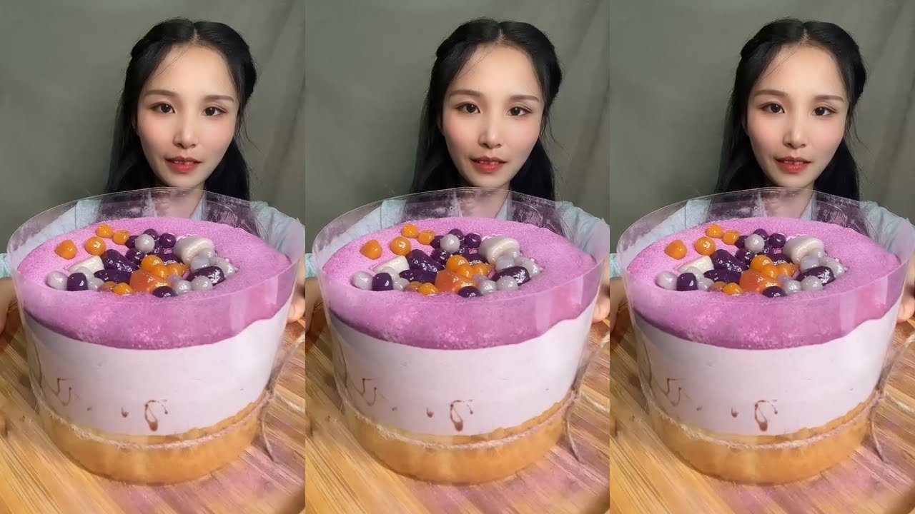 Eating Delicious Cream Cake 🍰 Dessert Mukbang ASMR Eating Sound - YouTube