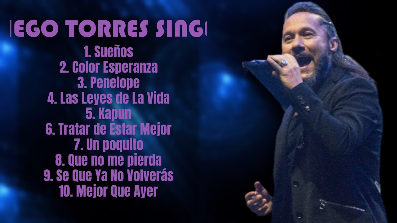 Diego Torres Singer-Year's chart-toppers anthology-Top-Charting Hits ...