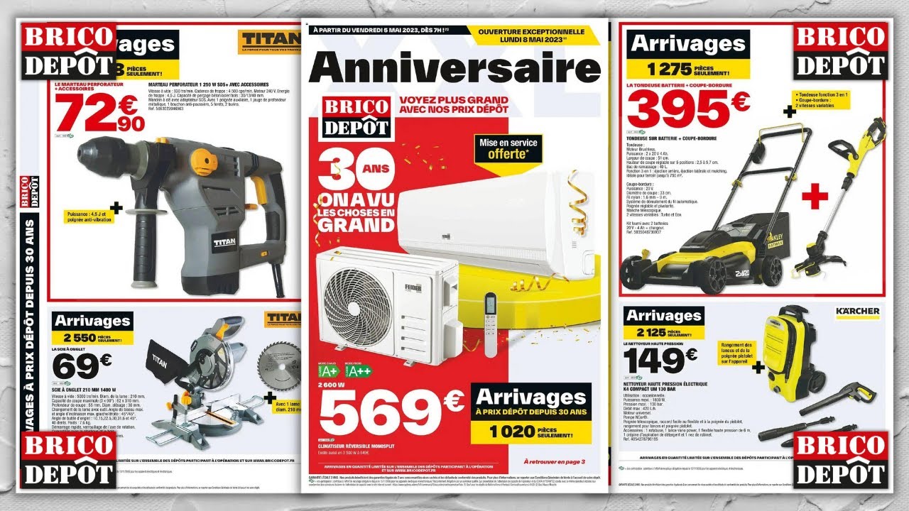 ARRIVAGE BRICO DÉPÔT BRICOLAGE & JARDINAGE - CATALOGUE DU 5 AU 18 MAI ...