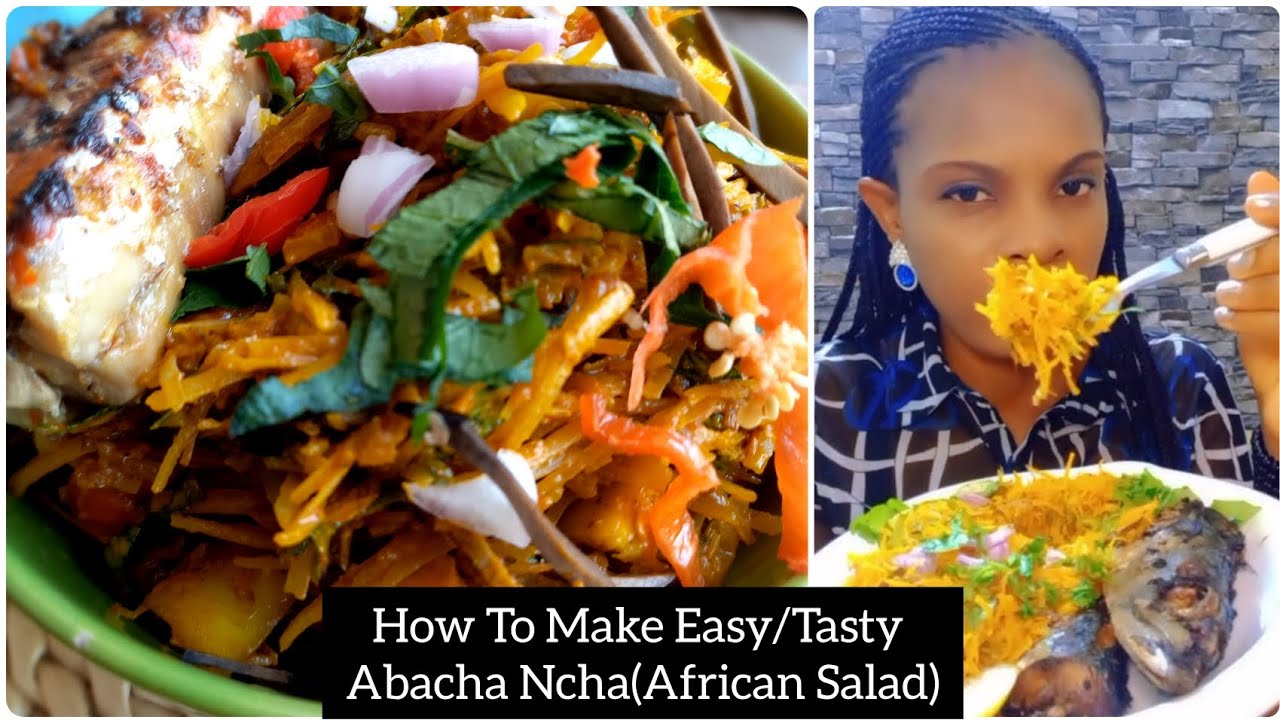 How to Make the Best Abacha (African Salad) Without Potash and With ...