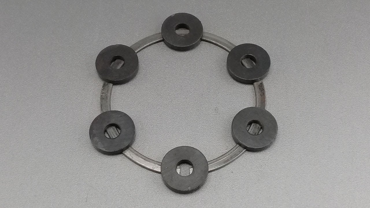 Free energy generator with mini magnet - YouTube