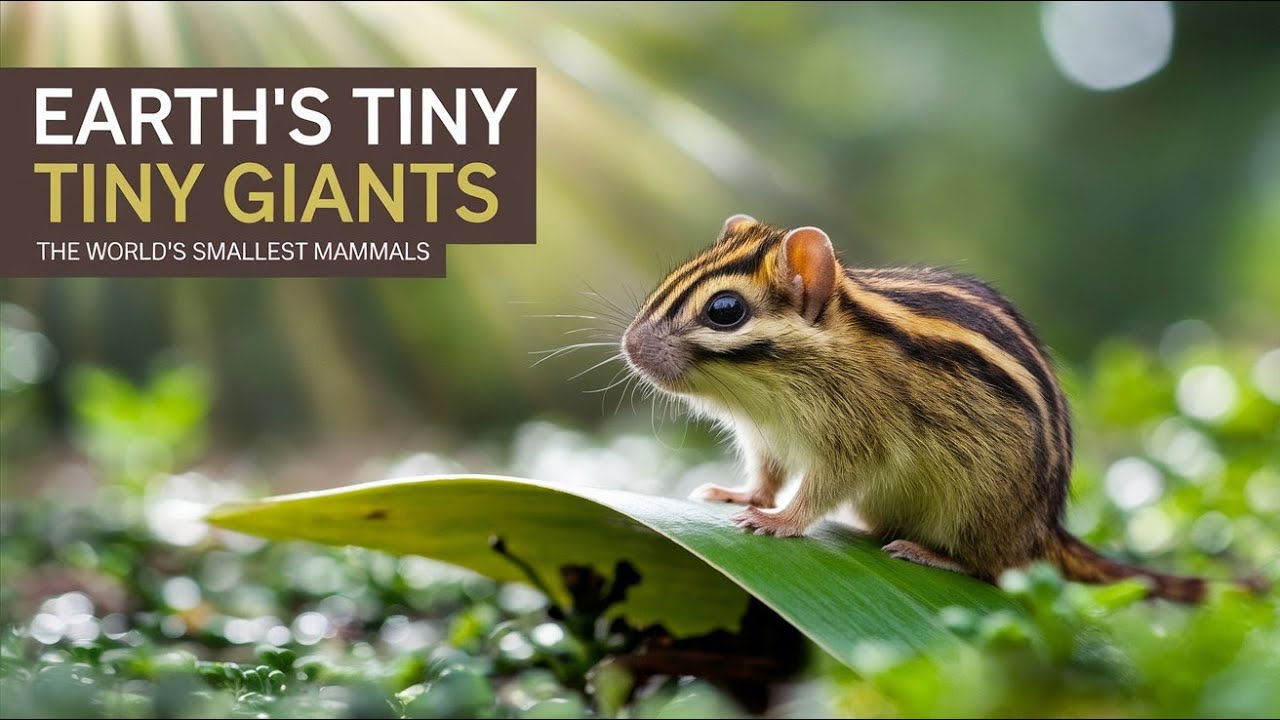 Saving Earth’s Tiny Giants: The World’s Smallest Mammals - YouTube