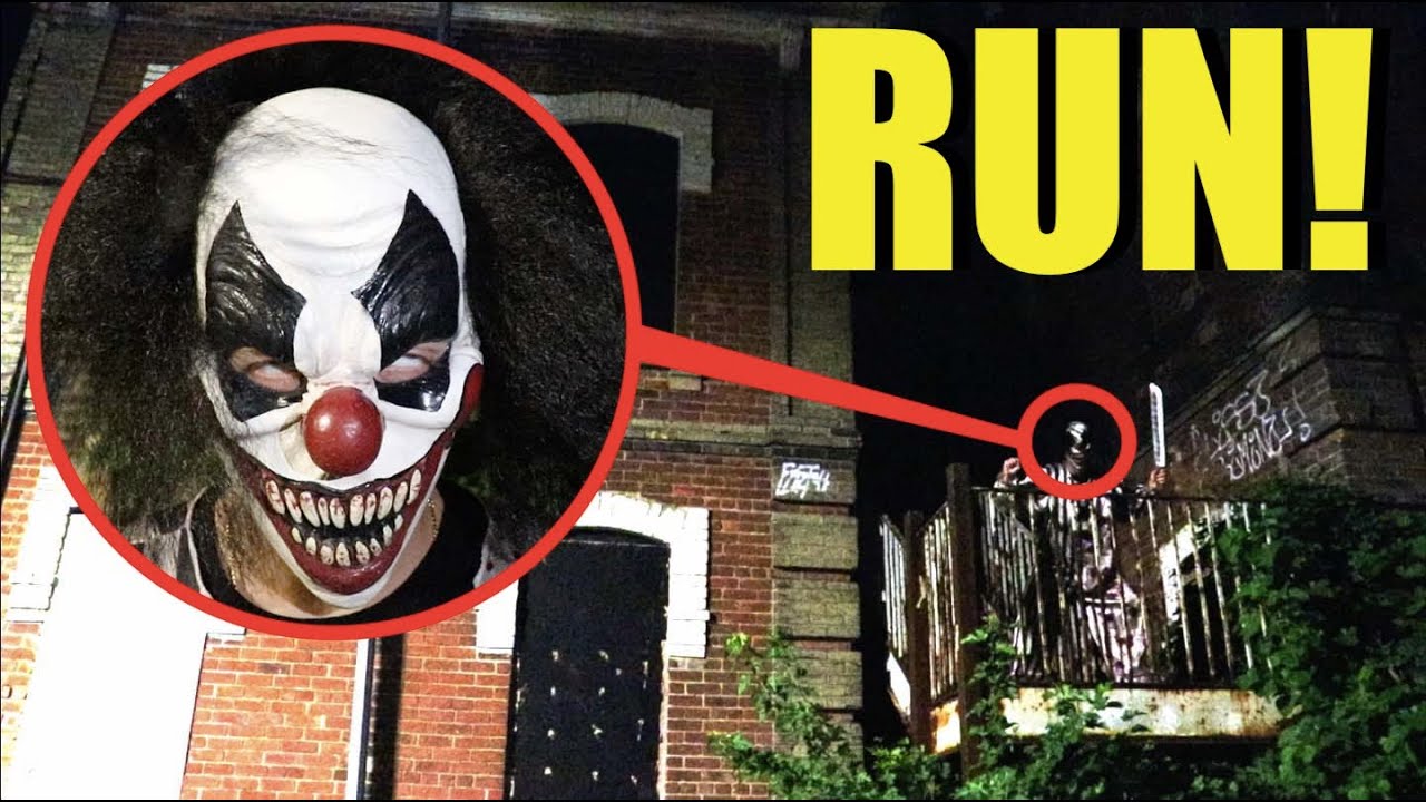 When you see this CLOWN at CLOWN MAONOR RUN! (He chased us) - YouTube