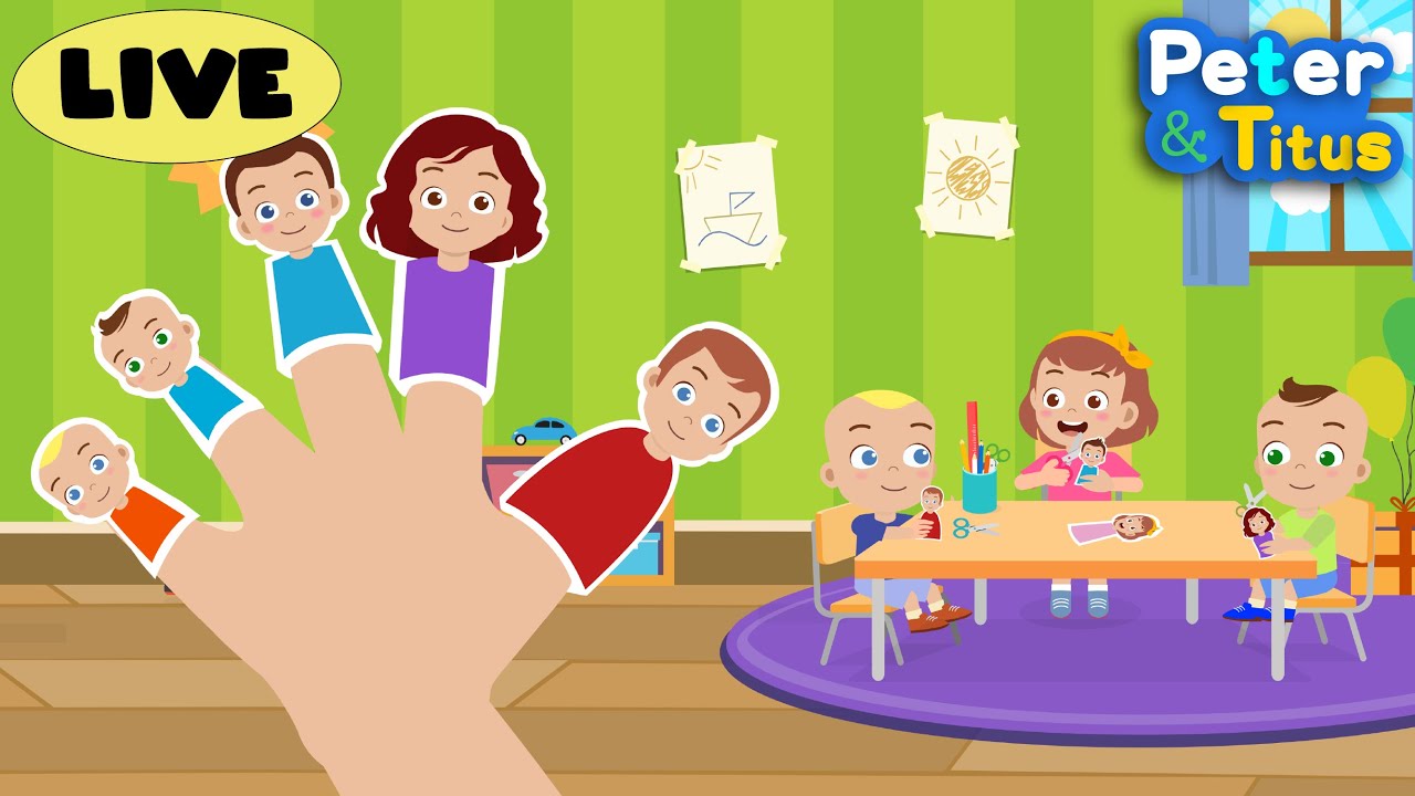 LIVE | The Finger Family Song, Boo Boo Song, Bingo | Nursery Rhymes ...