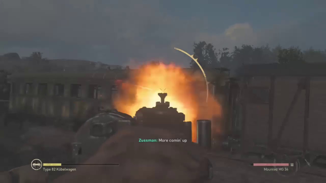 Call of duty WWll: Capture the train, don’t destroy it ?! | Walkthrough ...