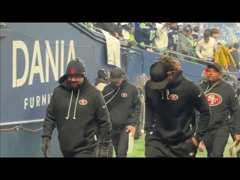 Watch Seahawks fans boo super emotional 49ers players after 41-6 win ...