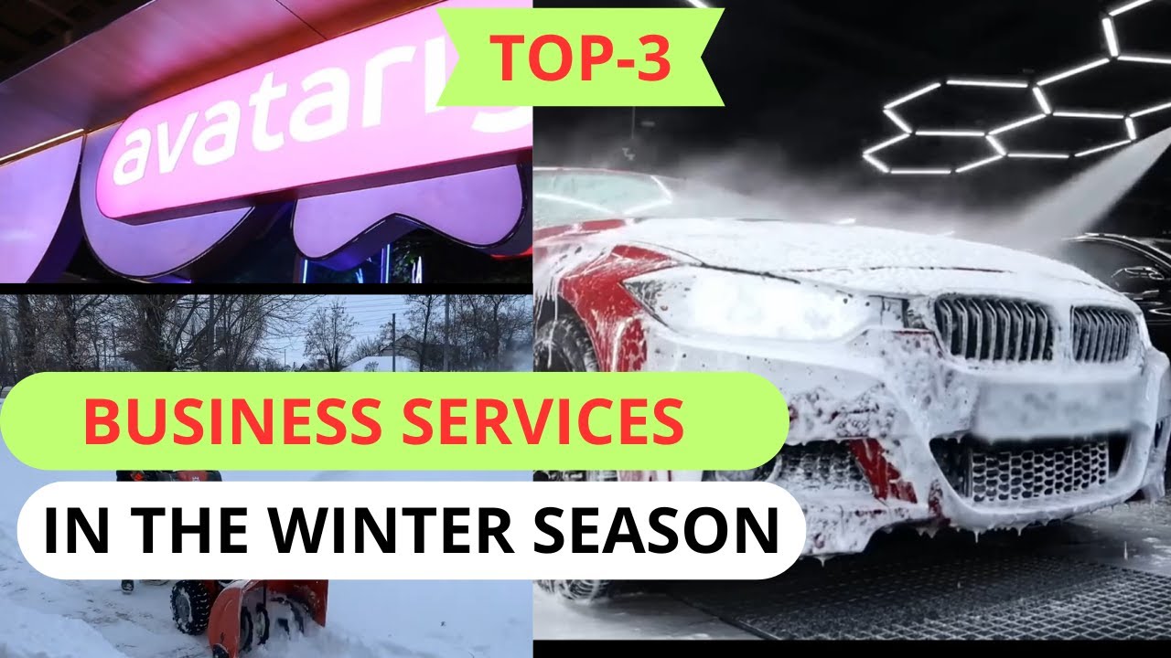 TOP 3 Business ideas for winter. Business services 2024 - YouTube