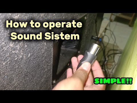 Simple!!! How to operate Sound System. - YouTube