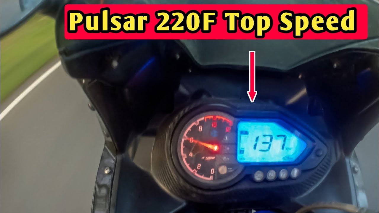 Pulsar 220f Bs4 Top speed Test Shocking Result 😱😱 2017 Modle 220f Check ...